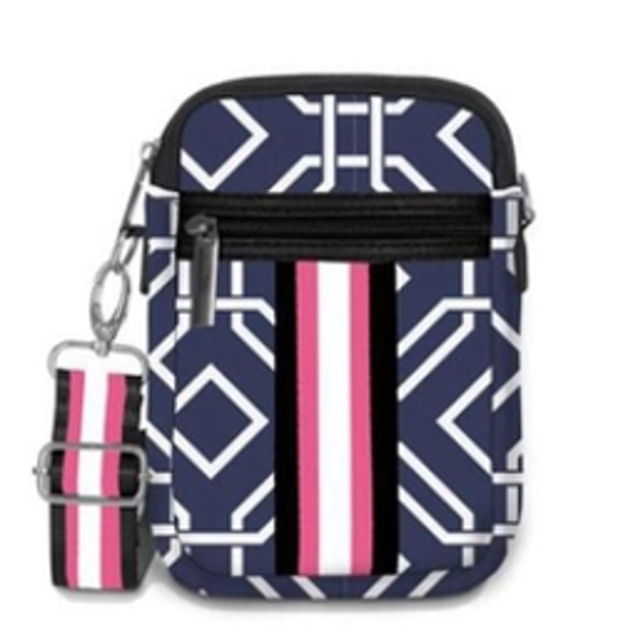 Top It Off | Bags | Carla Street Neoprene Everyday Crossbody Navy Blue ...